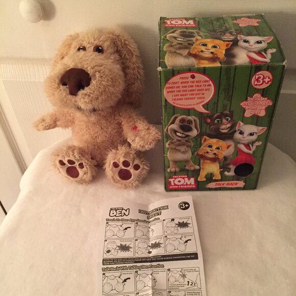 TALKING TOM AND FRIENDS | Toys | Talking Tom And Friends Plush Ben ...